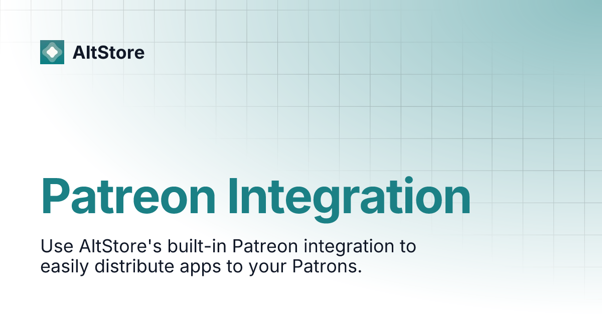 Patreon Integration | AltStore